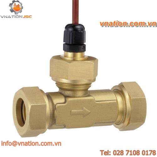 SIKA Turbine Flow Sensor / For Liquids And Gases / In-line VTH 25